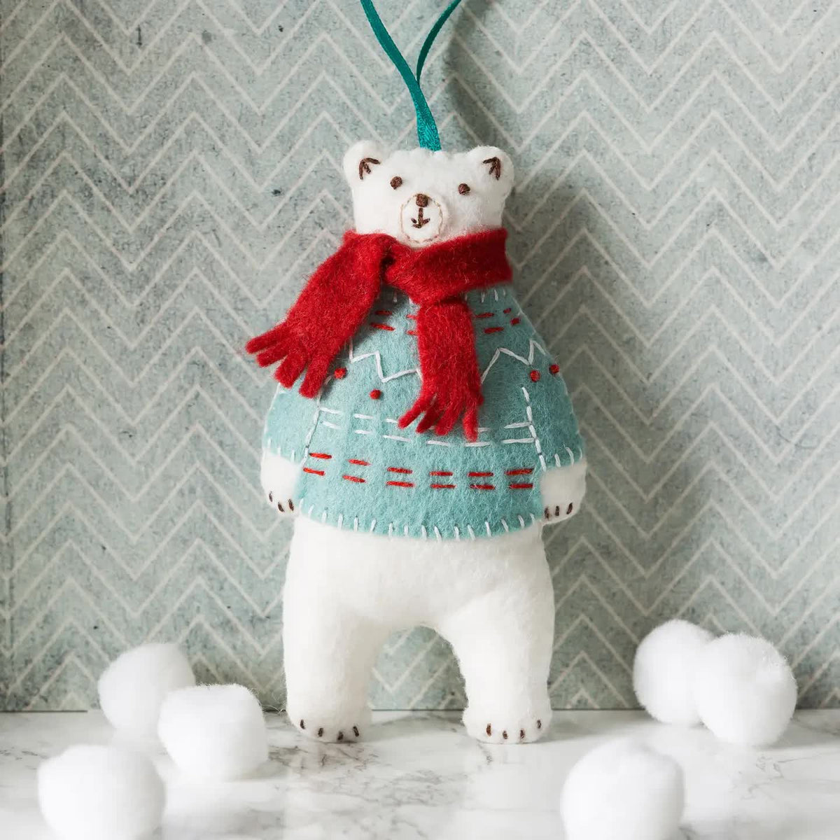 Polar Bear Mini Craft Kit – Ewe-nique Knits