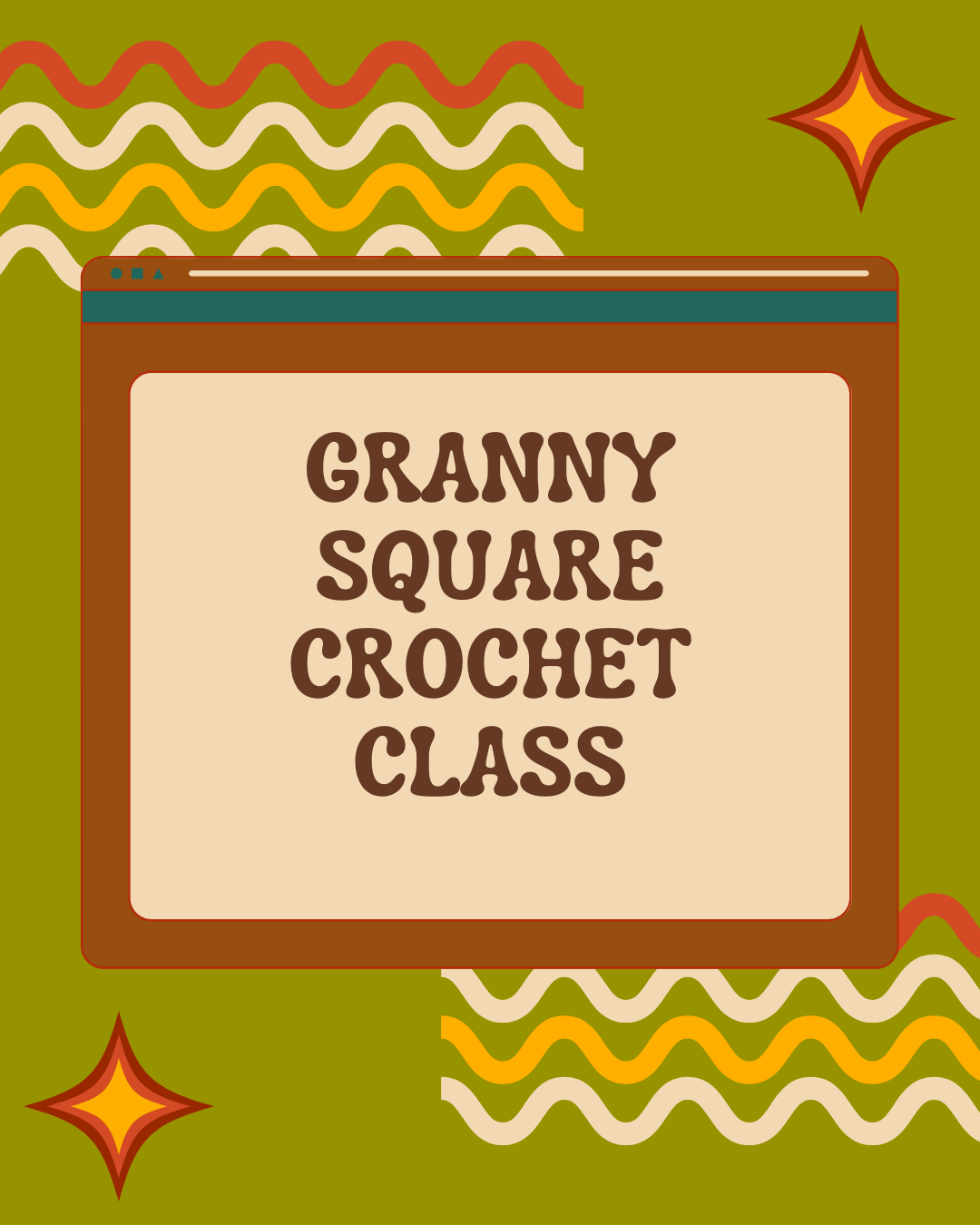 Granny Square Workshop Class Only – Ewe-nique Knits