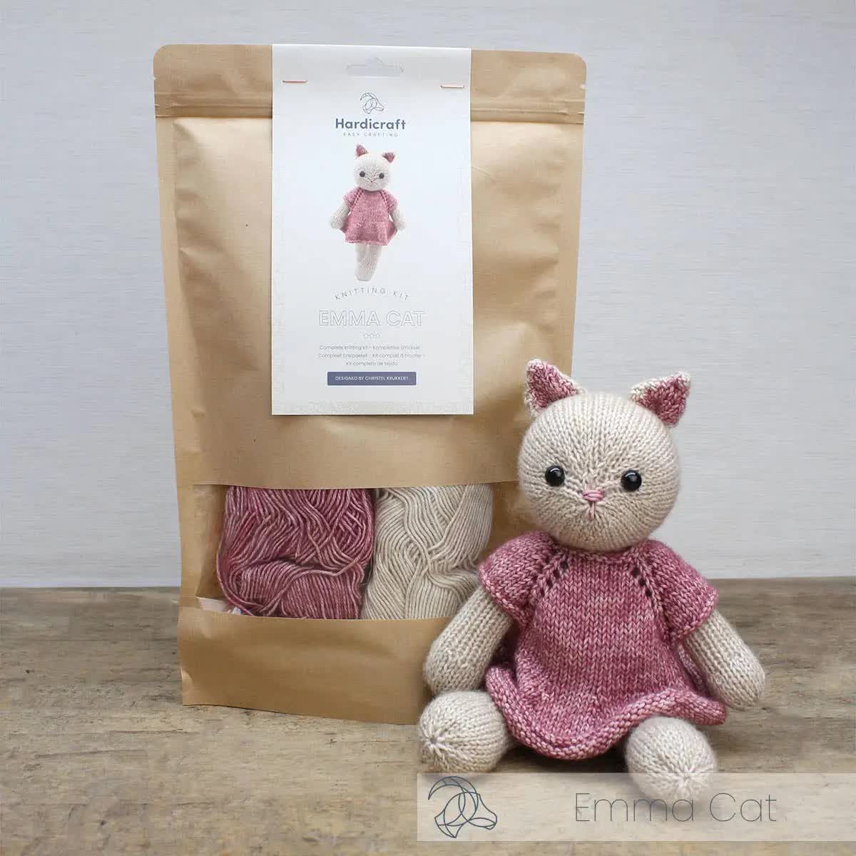 Emma the Cat Knitting Kit – Ewe-nique Knits