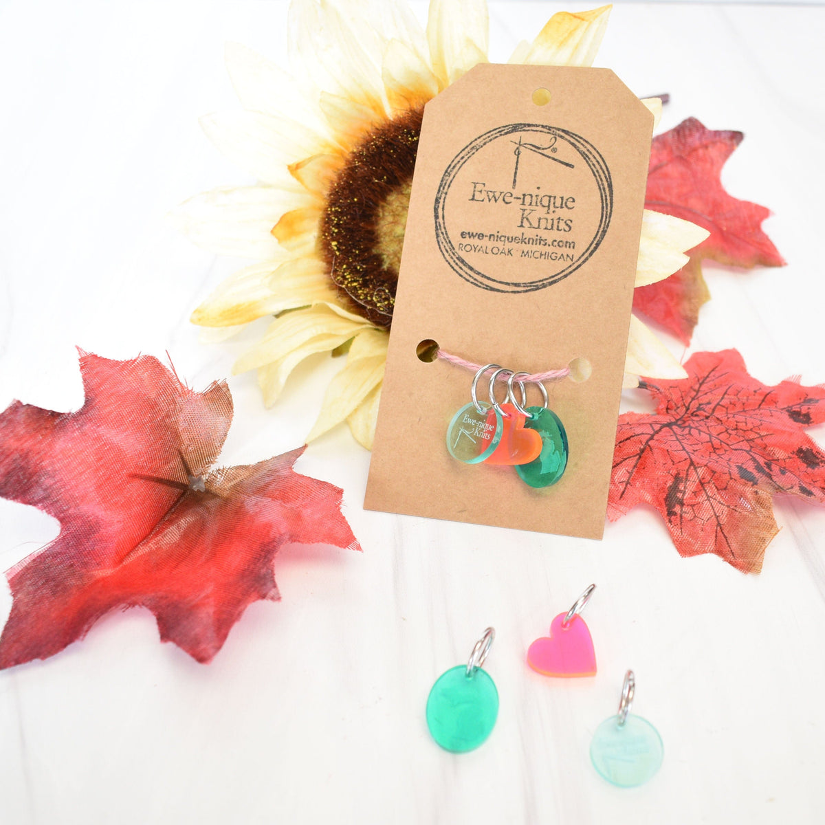 Ewe-nique 3 pack Acrylic Stitch Markers – Ewe-nique Knits